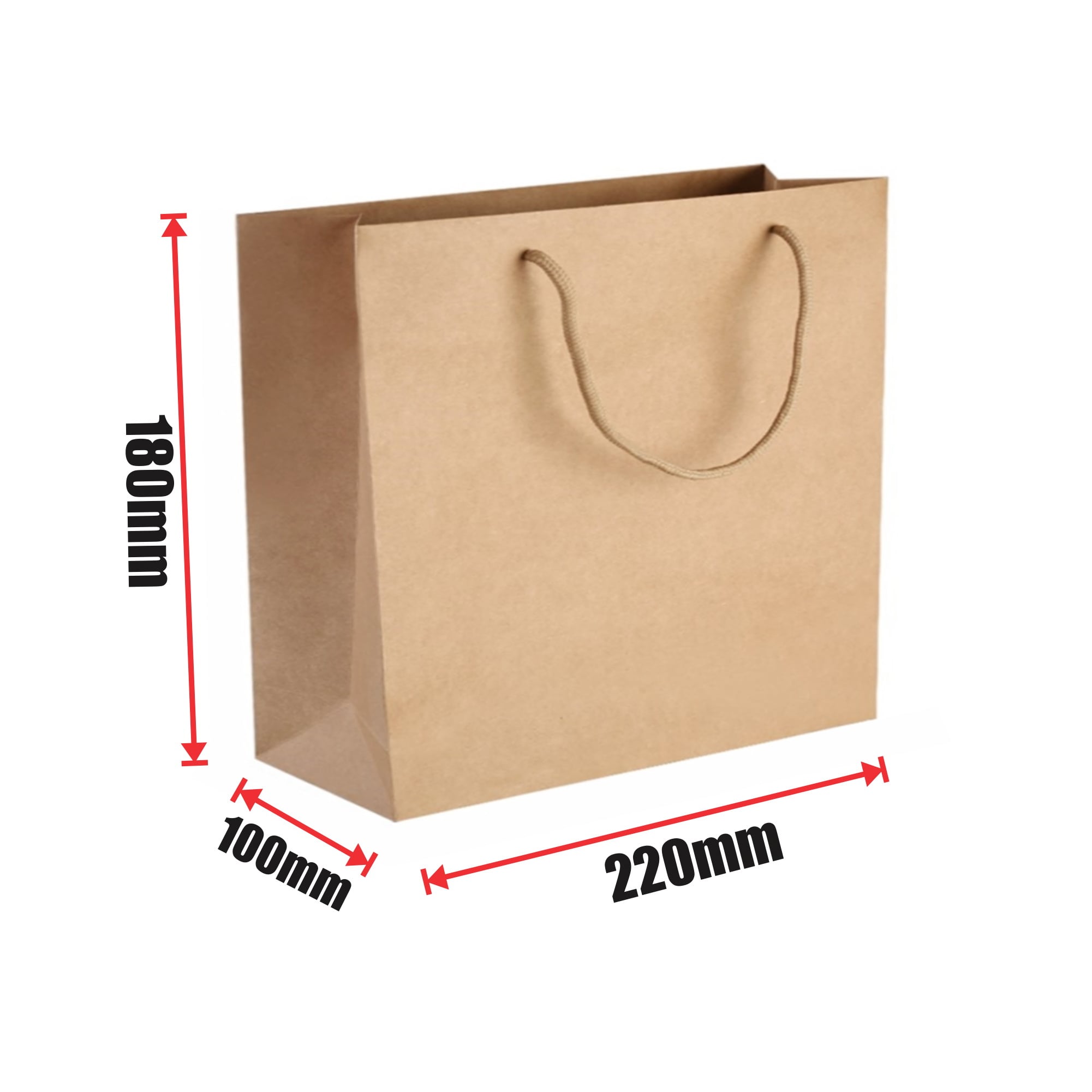 Paper Bags Wholesale Price | Kraft Brown Shopping Bags with Handles