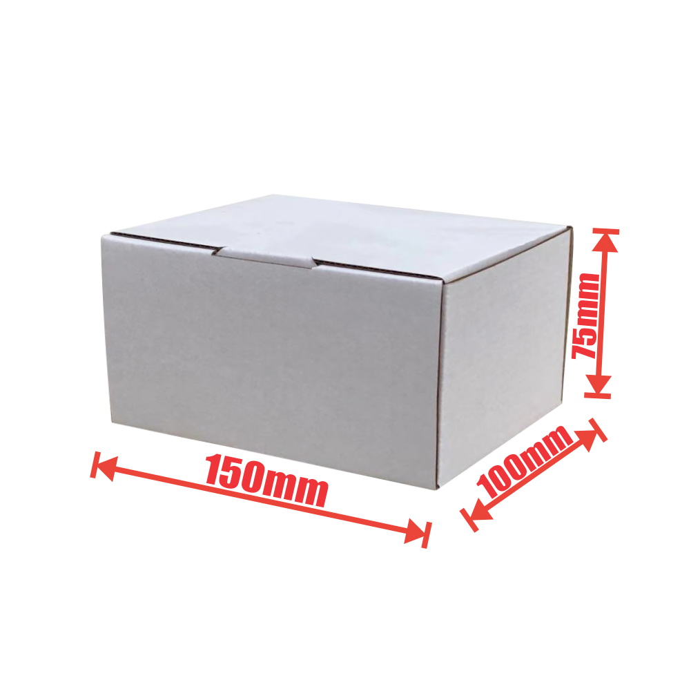 Buy 100pcs 150 X 100 X 75mm Diecut Mailing Box White Online Australia ...