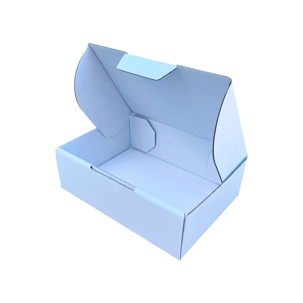Buy 100pcs Full White 220x 160 x 77mm Diecut Mailing Box Online ...