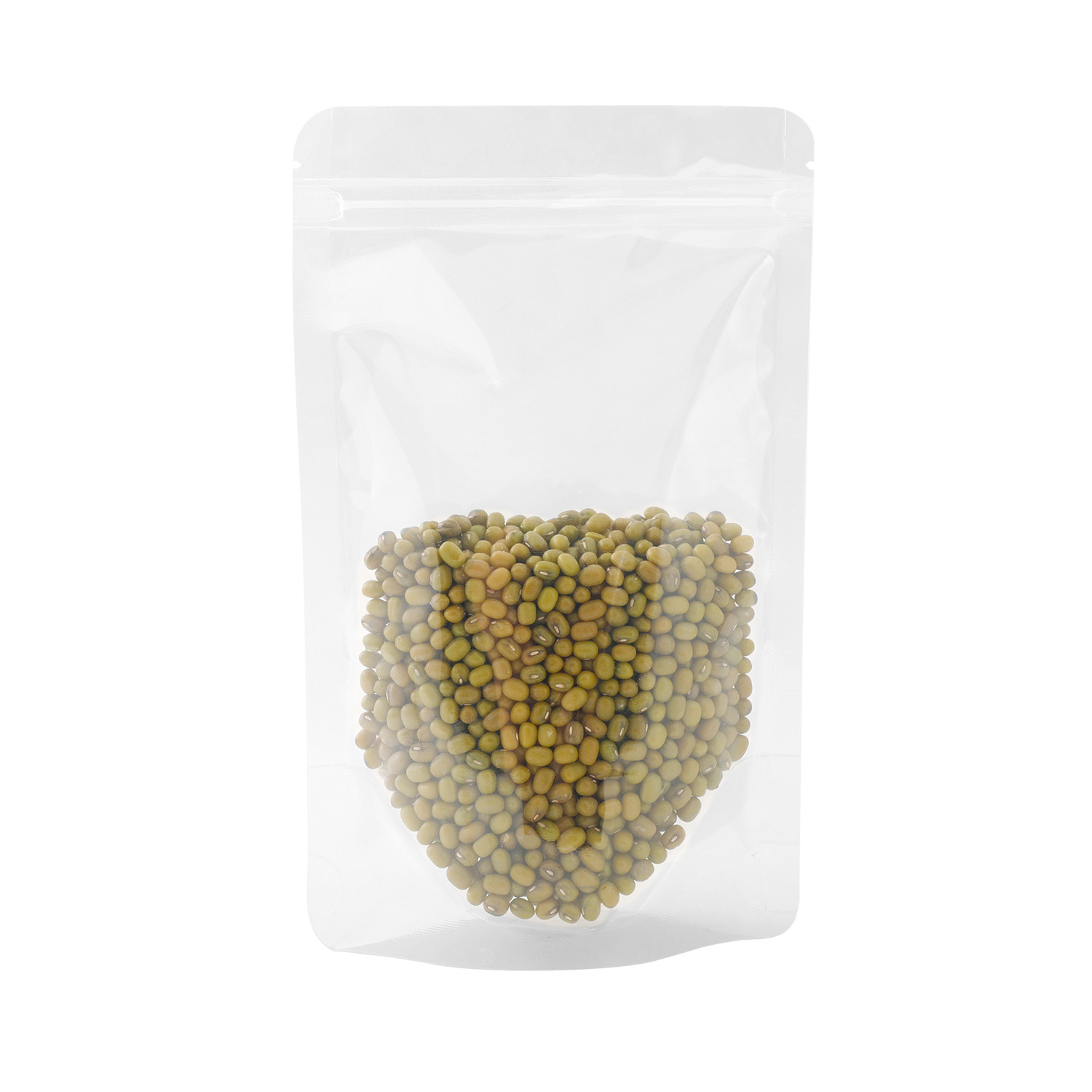 500x Clear Stand Up Pouches Zipper Bag 120x200mm 130um - Stanley Packaging