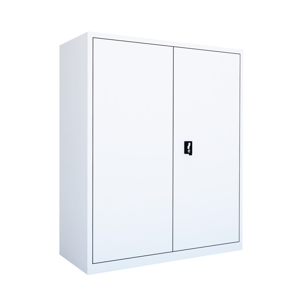 White Steel Storage Cupboard Lockable Cabinet 1020*905*460mm - Stanley ...