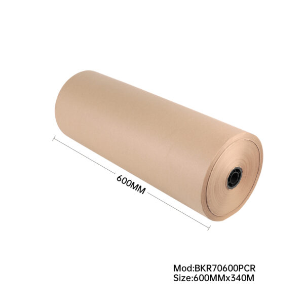 600mm x 340m 70GSM Post-consumer Recycled Brown Kraft Paper Roll ...